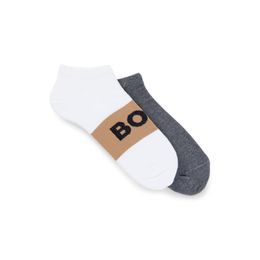 BOSS Freizeitsocken &raquo;2P AS Logo Col CC&laquo; Packung, 2er, 2 Paar tlg. mit Logoschriftzug Natural 102 39-42 39-42 2er Pack Freizeitsocken von BOSS Black...