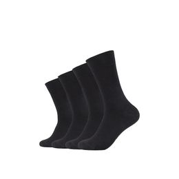 Camano Socken &raquo;ca-soft&laquo; 4 Stk. tlg. verst&auml;rkter Fersen- und Zehenbereich schwarz 43-46 43-46 Socken von Camano mit weichem, elastischen und...