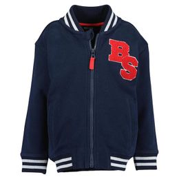 Blue Seven Sweatjacke »Jungen College Sweatjacke«, 1 Stk. 595 - NACHTBLAU 116 116 Coole Jungen Jacke im College-Stil
