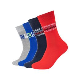 CAMP DAVID Socken &raquo;casual&laquo; 4 Stk. tlg. mit Markenlogo goji berry 43-46 43-46 Herrensocke von CAMP DAVID