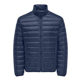 Only & Sons Only & Sons Herren ONLY & SONS Steppjacke &raquo;ONSNOA LIGHT JACKET OTW CS OTL&laquo; mit Kapuze blau S