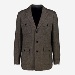 Mehrfarbiger Blazer aus Wollmischung
