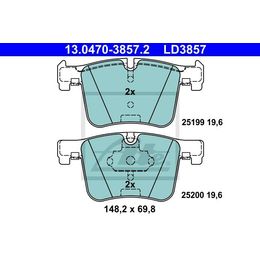 ATE Bremsensatz-Vorn und hinten Bremsensatz, Scheibenbremse vorne rechts links bel&uuml;ftet 330mm f&uuml;r BMW 34116854126 34116798978 34356790303 SG00000D8I