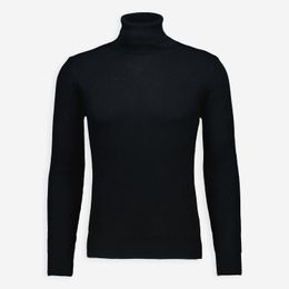 Sisley Schwarzer Pullover mit Rollkragen