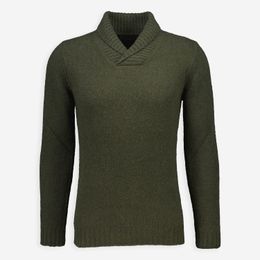 Ferrante Dunkelgrüner Pullover aus Wollmischung