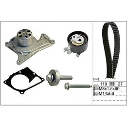 INA Wasserpumpe + Zahnriemensatz f&uuml;r RENAULT INFINITI DACIA MERCEDES-BENZ NISSAN A6072000007 6082002100 130708047R 530 0607 30