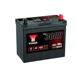 Yuasa YBX3000 - SMF 12V 45Ah 400A Starterbatterie für HYUNDAI KIA TOYOTA DAIHATSU HONDA 288005452383 2880087706000 2880087107000 YBX3053