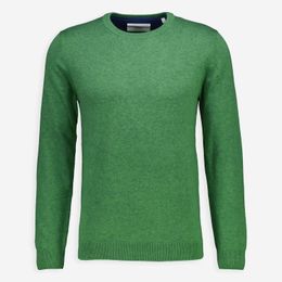 s.Oliver Grüner Pullover mit gesticktem Logo