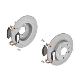 ATE Bremsensatz, Scheibenbremse hinten rechts links voll 264mm für KIA VAUXHALL OPEL CHEVROLET 93169143 93188727 93179164 1420-42681