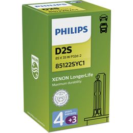 Philips D2S Xenon Longerlife 35W (1 Stk.) 85122SYC1 Gl&uuml;hlampe, Fernscheinwerfer,Gl&uuml;hlampe, Hauptscheinwerfer,Gl&uuml;hlampe 85V f&uuml;r SKODA VW PEUGEOT LAND R