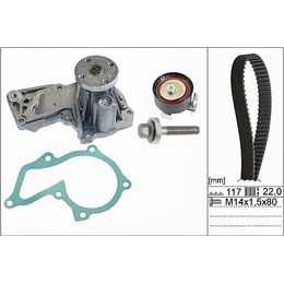 INA Wasserpumpe + Zahnriemensatz f&uuml;r FORD VOLVO 1675963 1406479 30711607 530 0605 30