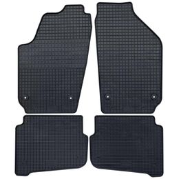 Petex Fu&szlig;mattensatz schwarz - vorbereitet f&uuml;r Befestigungssystem VW 66210