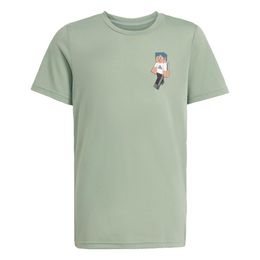 adidas Sportswear Performance Shirt 'Minecraft' boy Green size 128