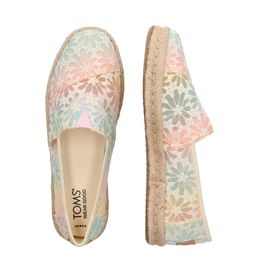 Toms Shoes TOMS Slipper Damen Gr&ouml;&szlig;e 37.5 gelb / mint / pink / wei&szlig;