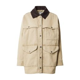 Topshop Between-Season Jacket female Beige size S