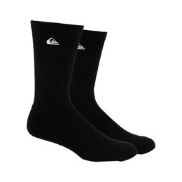 Quiksilver Socken &raquo;2 Pack Solid&laquo; schwarz Einheitsgr&ouml;&szlig;e Einheitsgr&ouml;&szlig;e 2er-Pack
