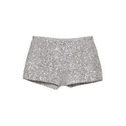 Pull&Bear Pull&Bear Shorts 'PACIFIC' Damen Gr&ouml;&szlig;e 36 silber