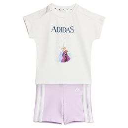 adidas Sportswear Tracksuit 'Disney Die Eisk&ouml;nigin' girl White size 104