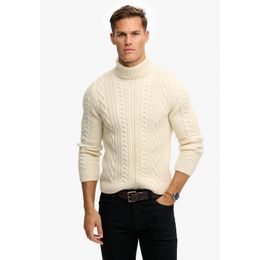 Superdry & Co Pullover Herren Gr&ouml;&szlig;e L wollwei&szlig;