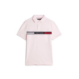 Tommy Hilfiger Poloshirt Herren Gr&ouml;&szlig;e XS rosa / rot / schwarz