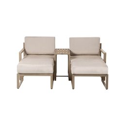 Beliani 5-tlg Lounge Set NOCI in Beige | Gr.: onesize