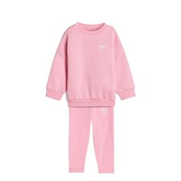 adidas originals Sweatsuit 'OVERSIZED CREW LEGGINGS' boy Pink size 80
