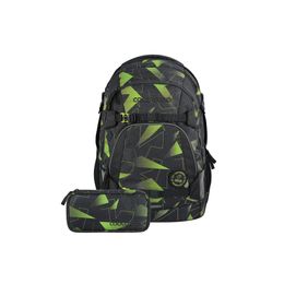 Coocazoo Schulrucksack-Set MATE und Mäppchen in Schwarz | Gr.: onesize