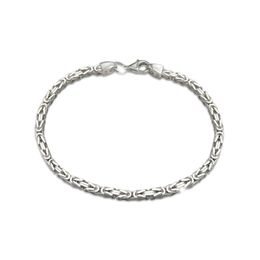 SilberDream Königskette Vierkant-Form Armband 925 Sterling Silber ca. 21cm silber | Gr.: onesize