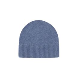 Style Republic Kaschmir Sports Beanie in blue melange | Gr.: onesize