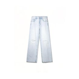 Bershka Jeans female Blue size 44