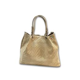 Leder Handtasche, Umh&auml;ngetasche Florence Tasche beige, taupe ca. 31cm | Gr.: onesize