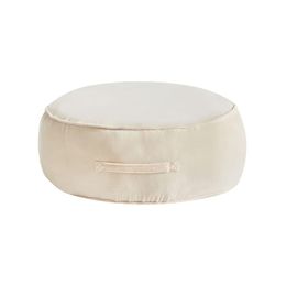 Beliani Pouf YULLE in Beige - (W) 60 x (H) 25 x (L) 60 cm | Gr.: onesize