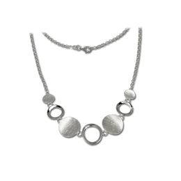 925 Sterling Silber Damen SilberDream Halsketten Bl&auml;ttchen ca. 45,2cm | Gr.: onesize