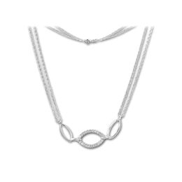 925 Sterling Silber Damen SilberDream Halsketten oval ca. 45cm | Gr.: onesize