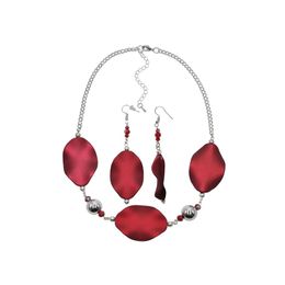 Steuer Modeschmuck Metall in Rot | Gr.: onesize
