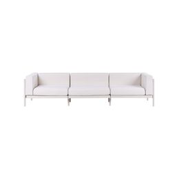 Beliani Gartensofa FERRETTI in Beige - (W) 275 x (H) 68 x (L) 73 cm | Gr.: onesize