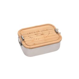 L&auml;ssig L&auml;ssig Brotdose Kinder - Edelstahl Lunchbox, Bamboo Adventure | Gr.: onesize