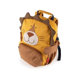 Sigikid Kindergarten Rucksack fröhliches Tiergesicht, 5,2 Liter in gelb | Gr.: onesize