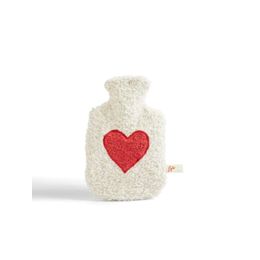 Efie Bio-W&auml;rmflasche, mit rotem Herz, Made in Germany, 1,8 L Gr&ouml;&szlig;e ca. 37 cm | Gr.: onesize