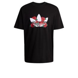 adidas originals Shirt 'Trefoil Series Roses' male Black size M