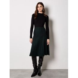 Apricot Diamond Link Knitted Midi Dress ' ' Damen Gr&ouml;&szlig;e 42 schwarz Winterkleid