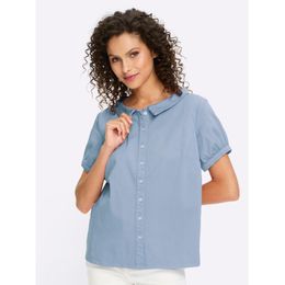 Heine Jeansbluse in eisblau | Gr.: 42