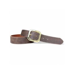 Fronhofer Trachteng&uuml;rtel Messing in Braun | Gr.: 110 cm
