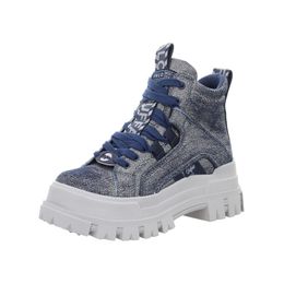 Buffalo Schn&uuml;rstiefelette in blau | Gr.: 38