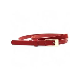 Fronhofer Lederg&uuml;rtel in Rot | Gr.: 115 cm