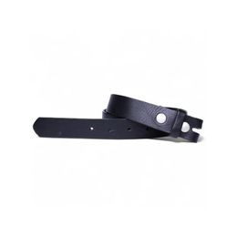 Fronhofer Damen Lederg&uuml;rtel Wechselg&uuml;rtel in Schwarz | Gr.: 80 cm