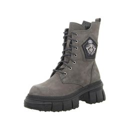 Mustang Schn&uuml;rstiefelette in grau | Gr.: 38