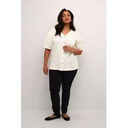 Kaffe curve Kurzarm-Bluse KCvicca Regular fit in Turtledove | Gr.: 52