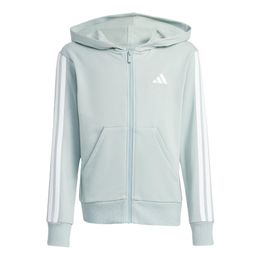 adidas Sportswear Athletic Zip-Up Hoodie 'Essentials' boy Green size 140
