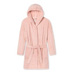 Schiesser Bademantel Teddy Fleece in Dunkelblau | Gr.: XL